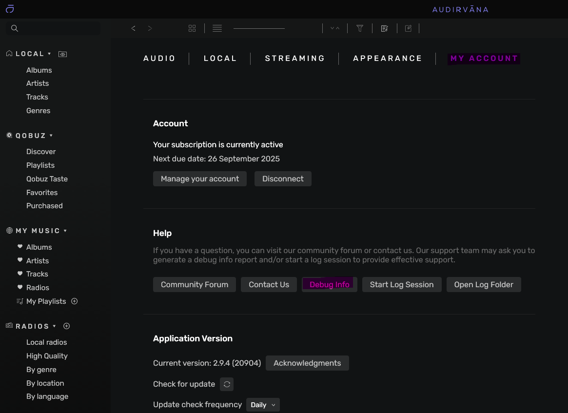 Is there Professional Help from Audirvana - Device connectivity - Audirvana